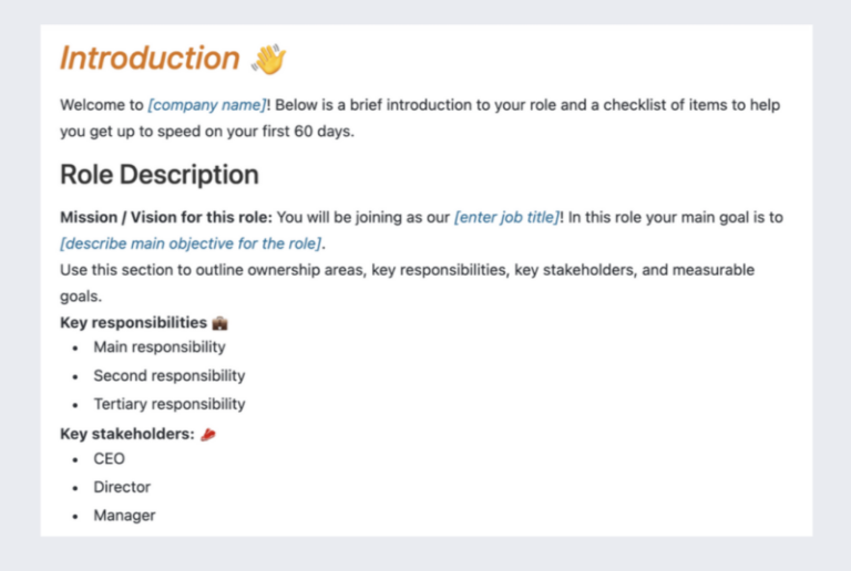 18 Onboarding Templates For Managers In 2024