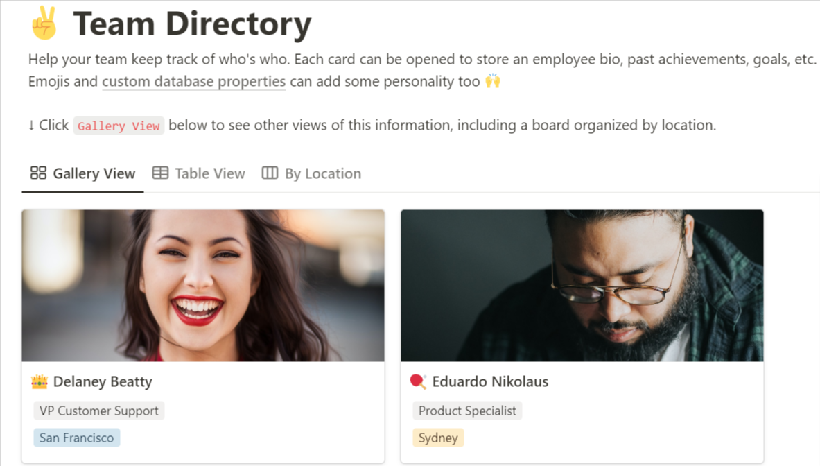 📇 17 Best Employee Directory Templates for Workplaces